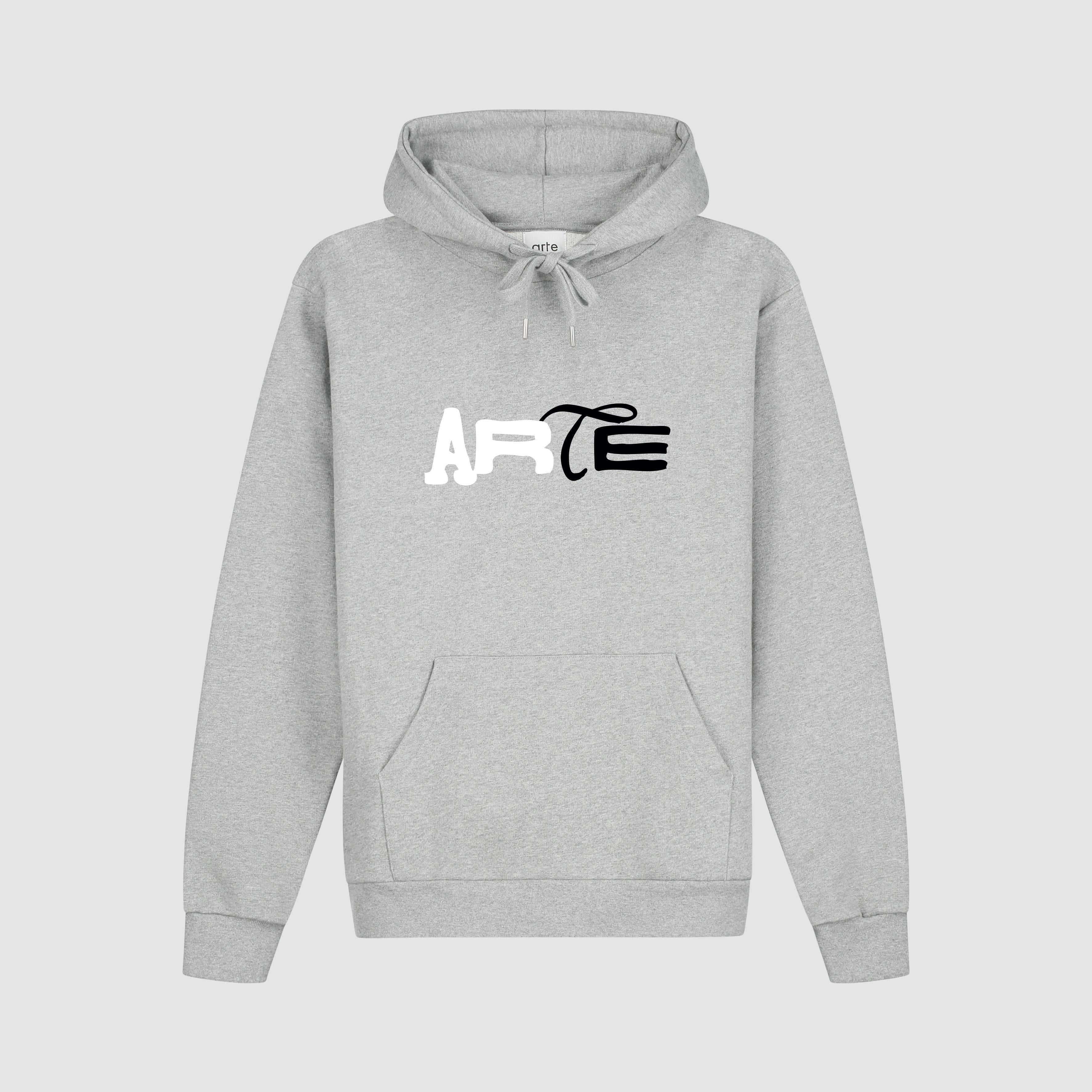 Duo Logo Hoodie - Grey – Arte Antwerp Duo Logo Hoodie - Grey – Arte Antwerp