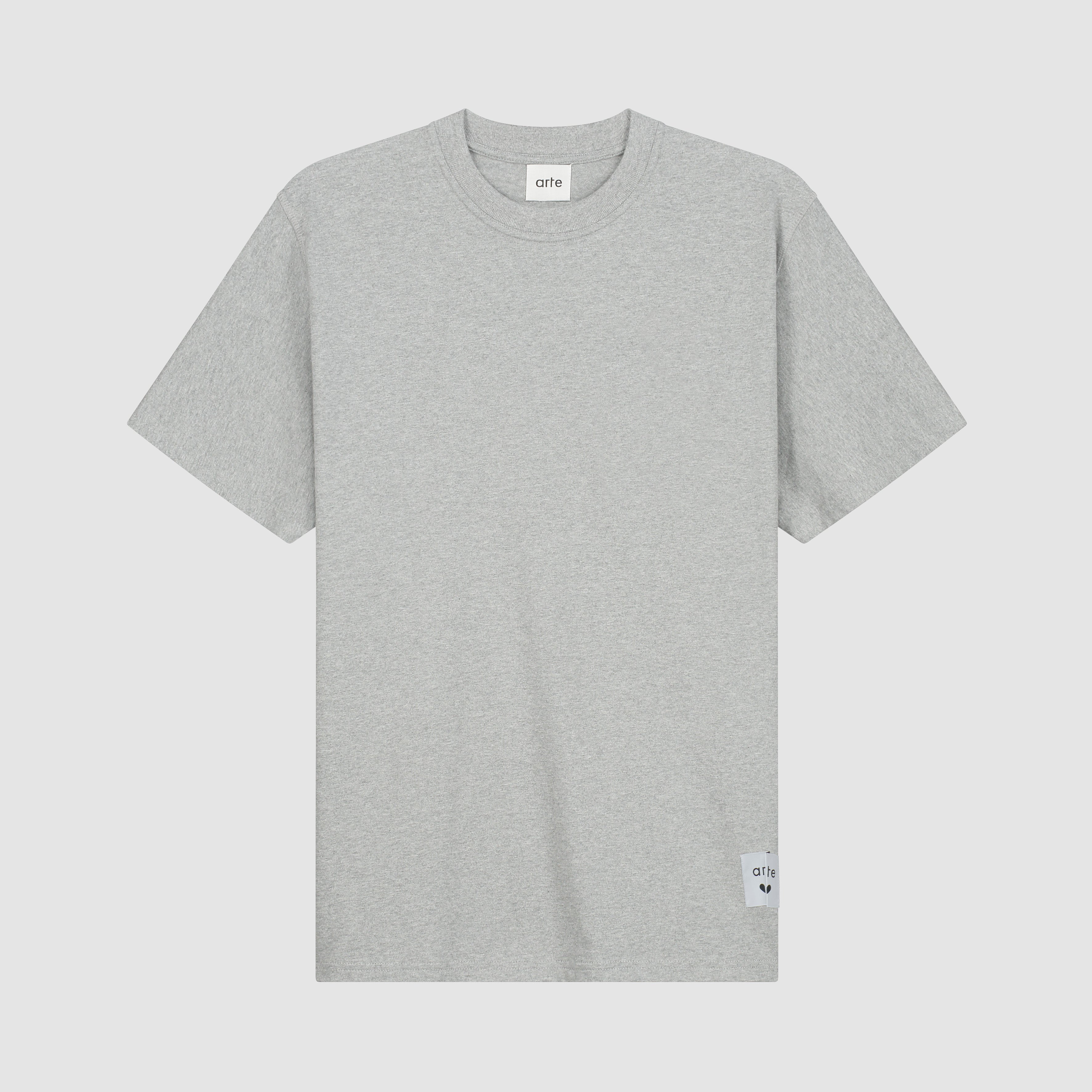 Reversible label T-shirt - Grey – Arte Antwerp