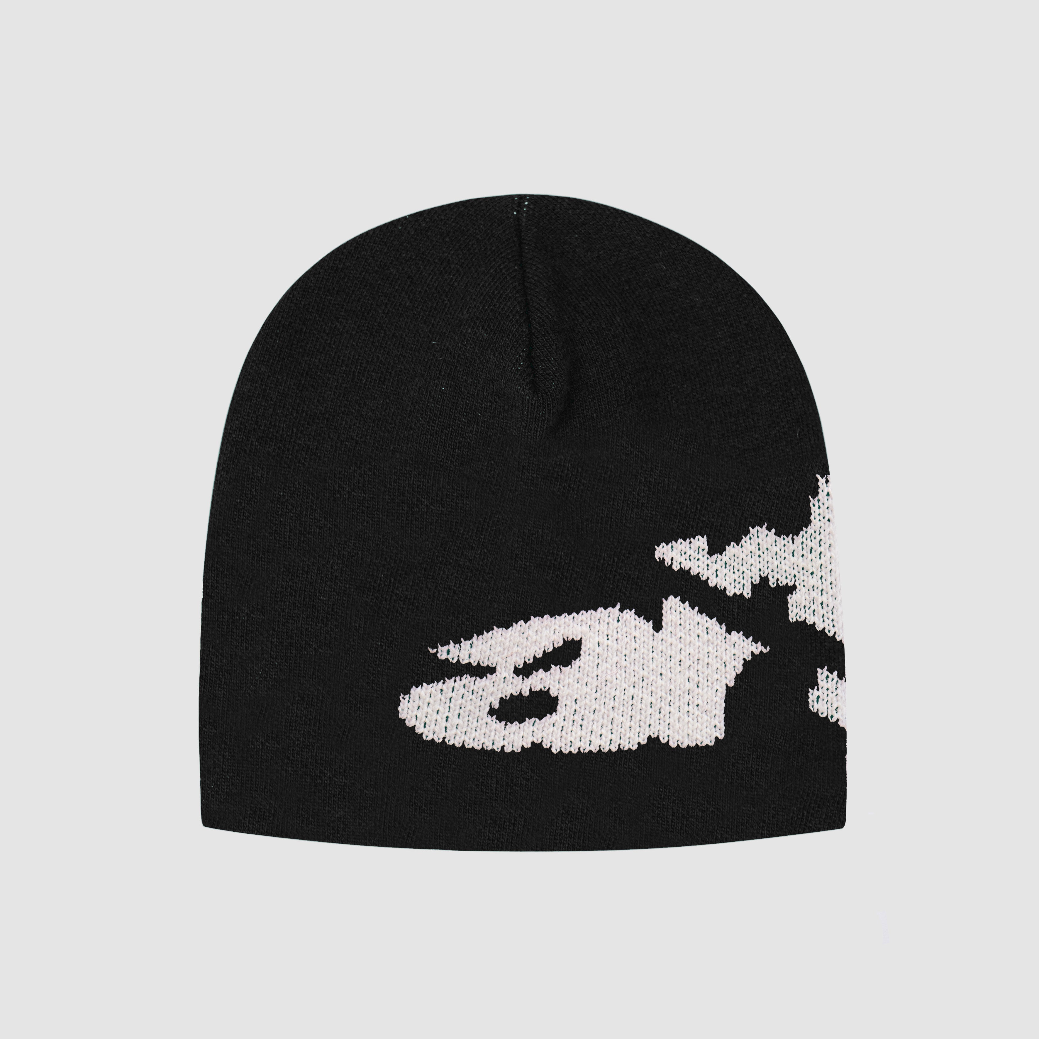 Ripped Arte Side Beanie - Black – Arte Antwerp