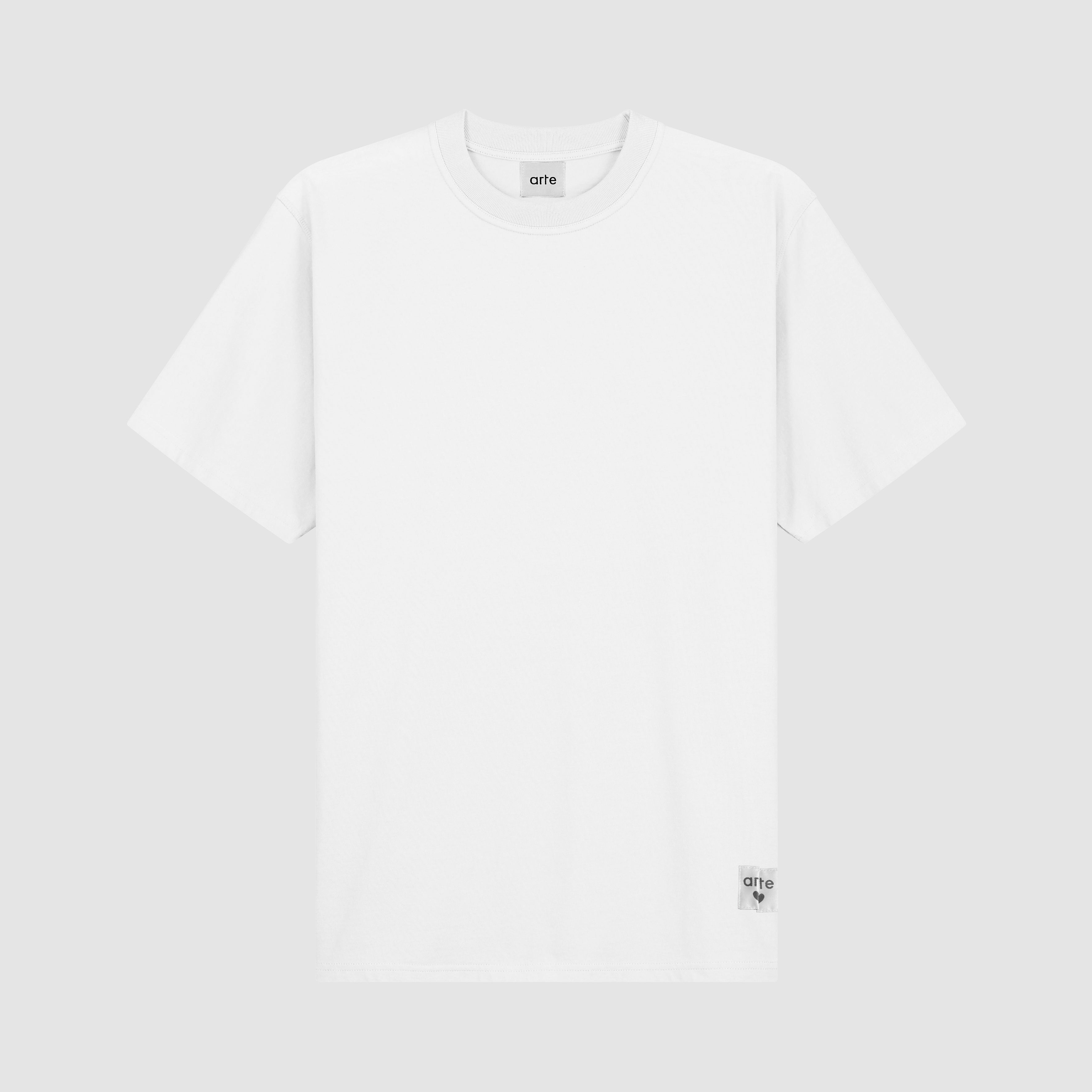 Reversible label T-shirt - White – Arte Antwerp